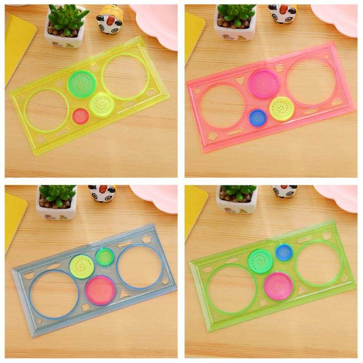 Painting Ruler Transparent Million Flower Ruler Drawing Template Ruler ...