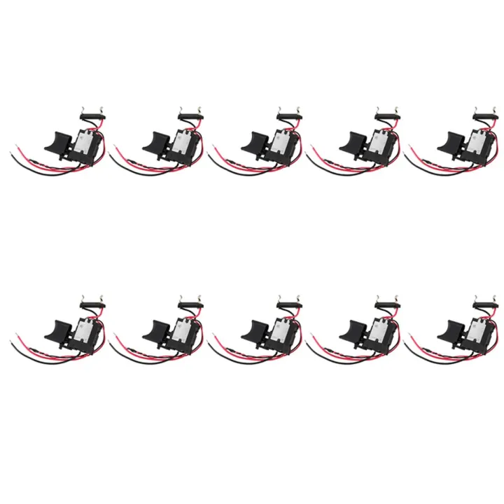 10X 7.2 V - 24 V Lithium Battery Cordless Drill Switch Speed Control ...