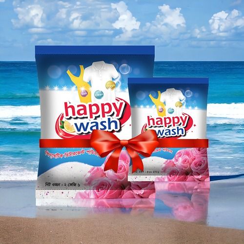 Happy Wash Synthetic Detergent Powder 2kg with 500 gm Free | Daraz.com.bd