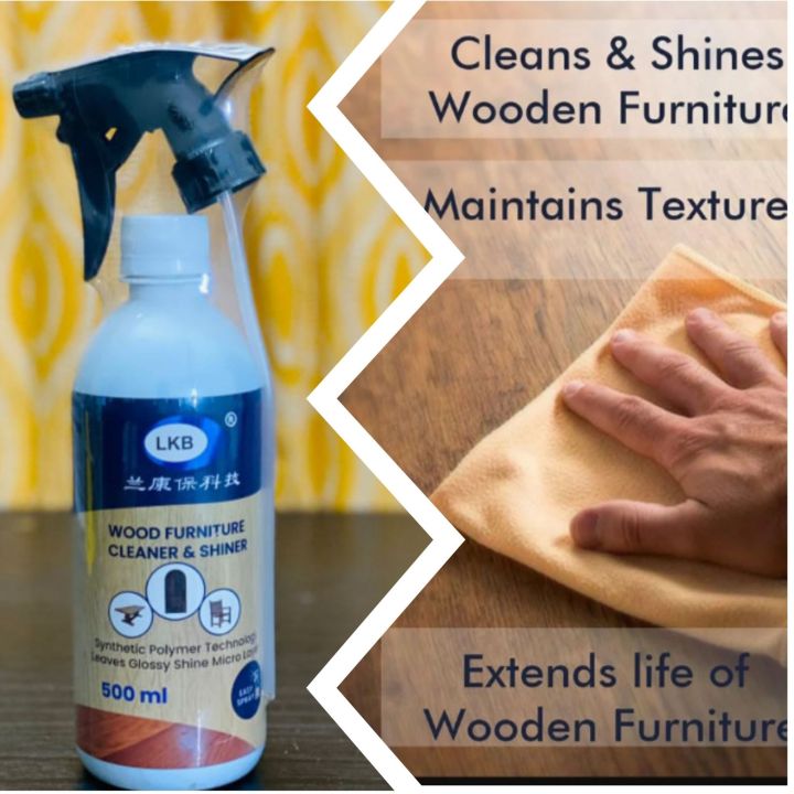 Wood furniture cleaner & shiner spray-500ml | Daraz.com.bd