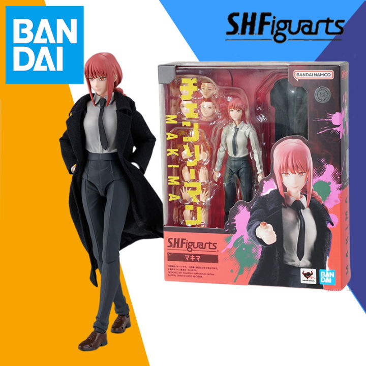 In Stock Bandai Original S.H.Figuarts SHF Chainsaw Man Makima Anime ...