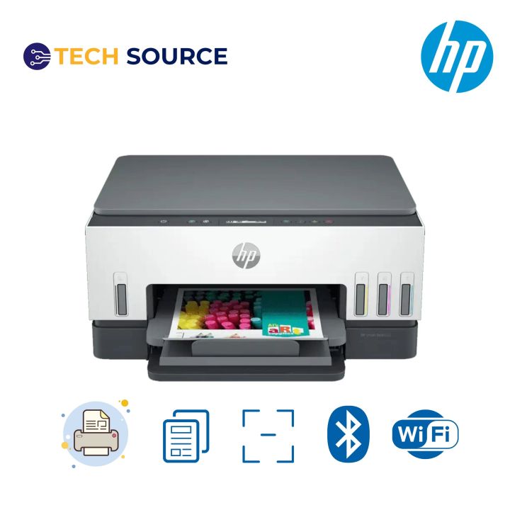 HP Smart Tank 670 Wireless Multifunction Ink Jet Border Less Automatic ...