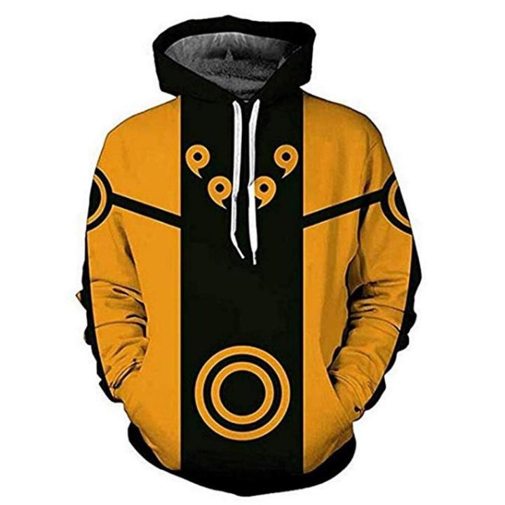 Japan Anime Manga Clothes Akatsuki Red Cloud 3D Print Hoodie for Men ...