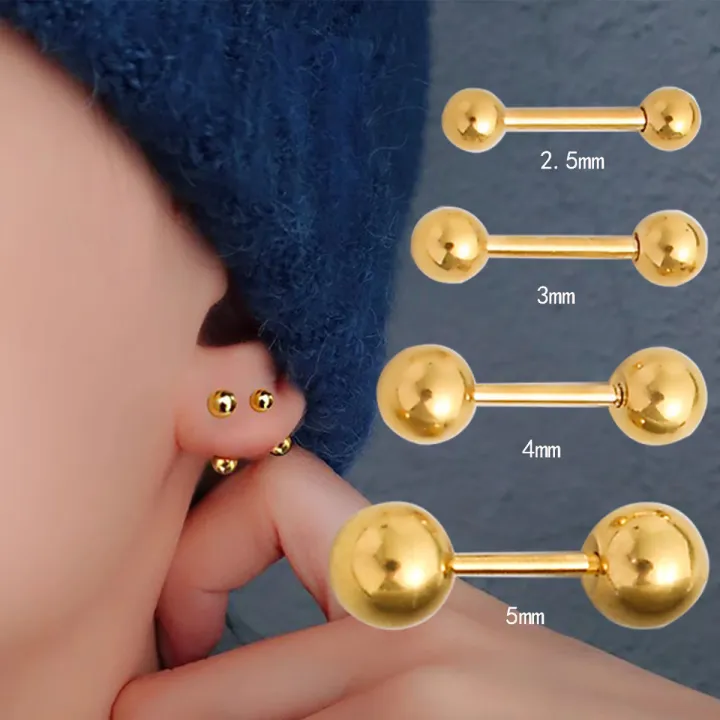 【Innovative design】Titanium Steel Double Head Ball Ear Bone Nail ...