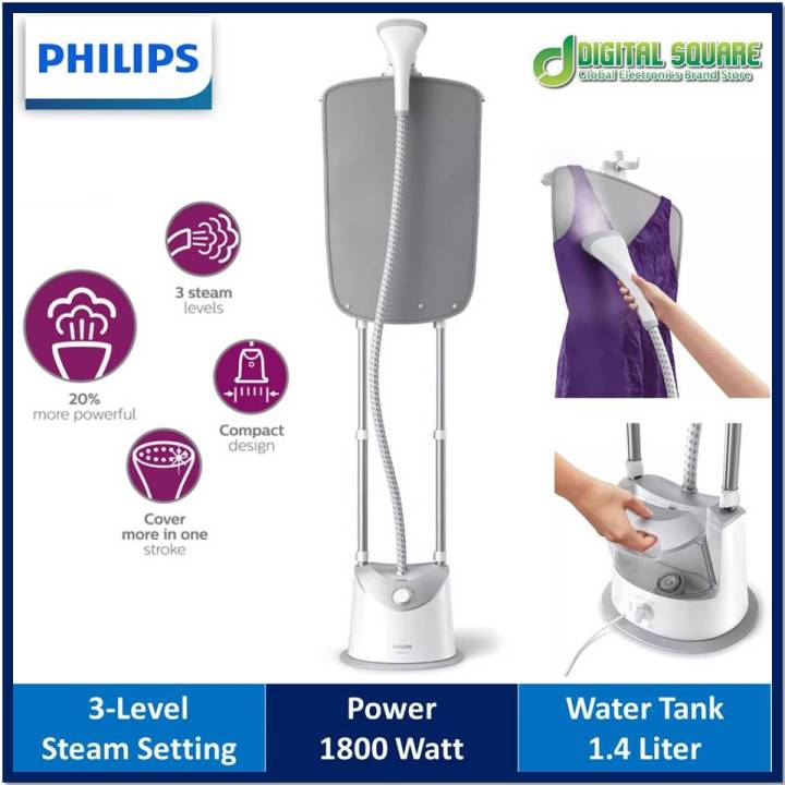 Philips GC487/86 EasyTouch Double Pole Garment Steamer with StyleMat ...