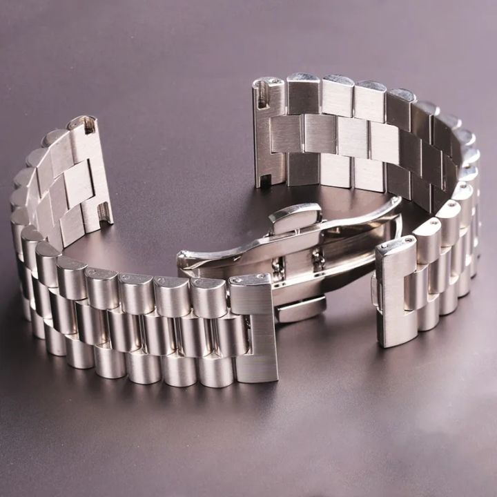Watch strap 22mm For Stainless steel 22 mm all watch straps + lock ...