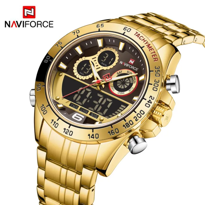 NAVIFORCE NF9188 LED Digital Luminous Luxury Watch for Man | Daraz.com.bd