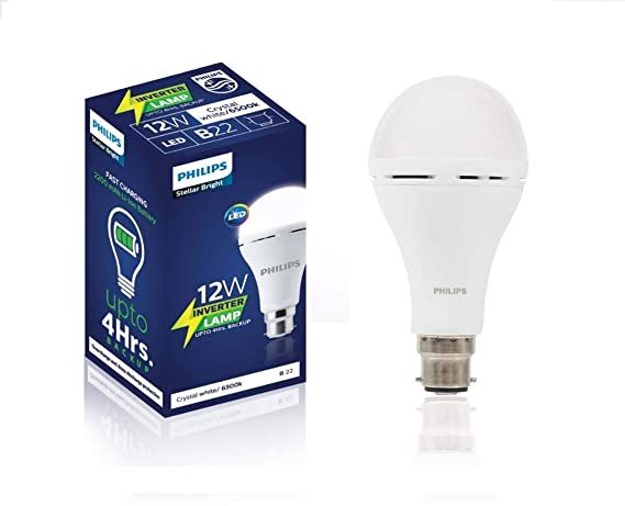 Philips 12W LED Emergency AC/DC Bulb 6500K CDL B22 Pin Type | Daraz.com.bd