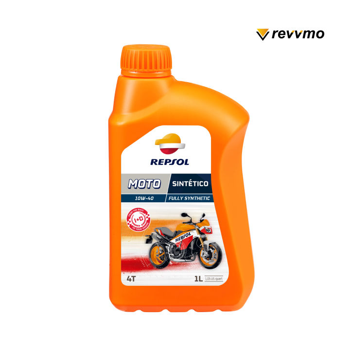 REPSOL MOTO SINTETICO 4T 10W40 HIGHLY PERFORMANCE 100% FULLY SYNTHETIC ...