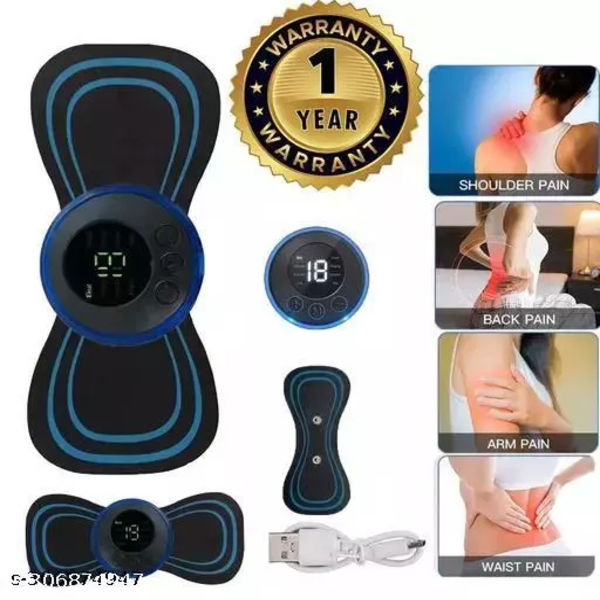EMS Mini Neck Pulse Massager Electric LCD Display Stretcher EMS Mini ...