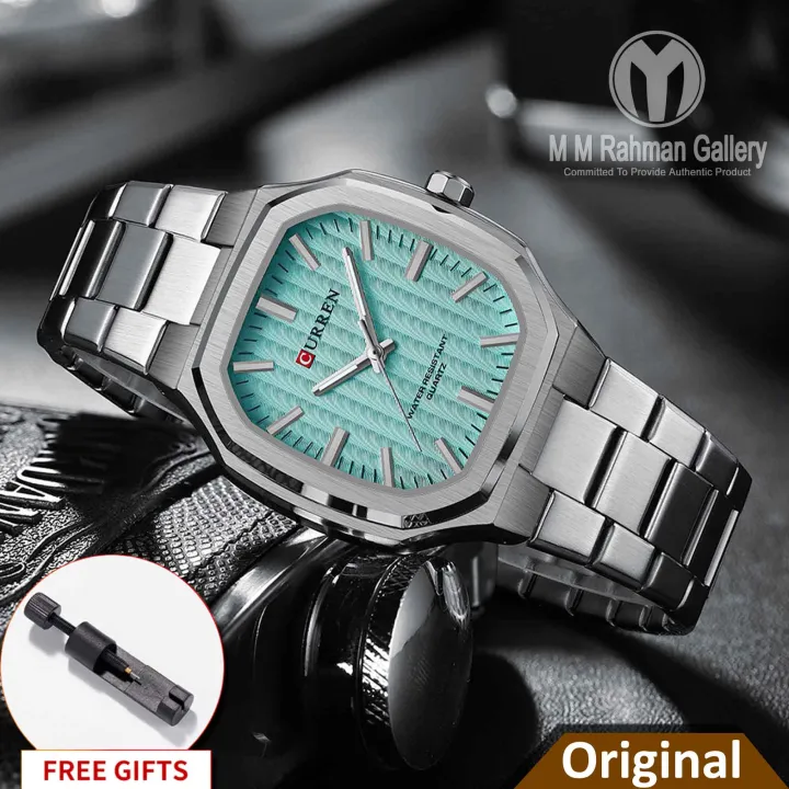 CURREN 8458 Stainless Steel Luxury Quartz Watch For Men | Daraz.com.bd