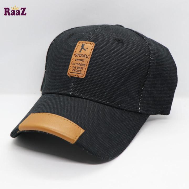 Raaz Solid Export High Quality Baseball Cap for Men and Women (Black ...