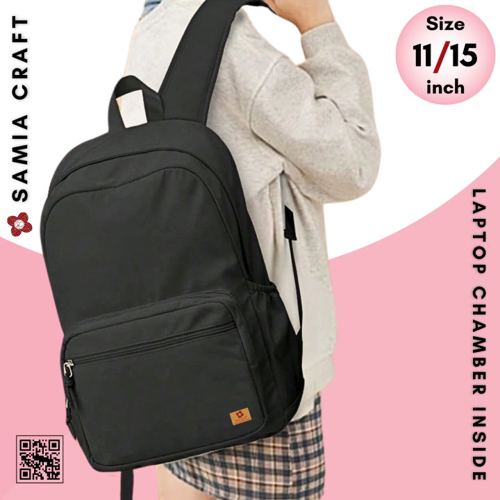 SamiaCraft Black Color 18 Liter Backpack - Lightweight, Waterproof ...