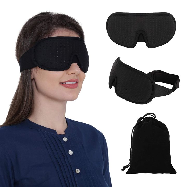 Soft Eye Mask, Blindfolds for Fast Sleeping Eye-shade Cover | Daraz.com.bd