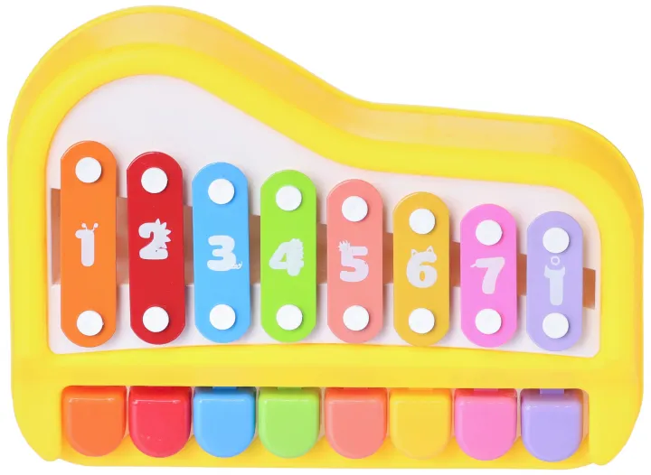 Eight Keys 2 in 1 Striking Xylophone (Organ Piano) Toy For Kids With ...