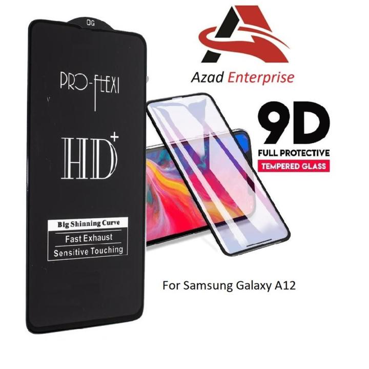 Samsung Galaxy A12 OG HD+PRO FLEXI PREMIUM Tempered Glass Screen ...