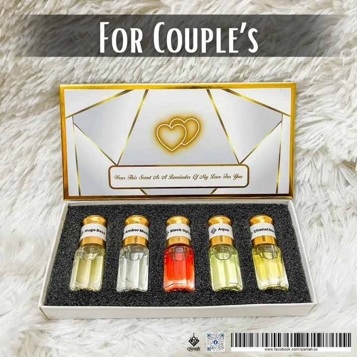 Attar for Couples - Attar Combo Pack 5 in 1 - Perfume based Ator ...
