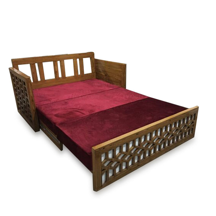 SCB-0669 New Modern Jali Sofa Cum Bed (5x7feet Double Size) City ...