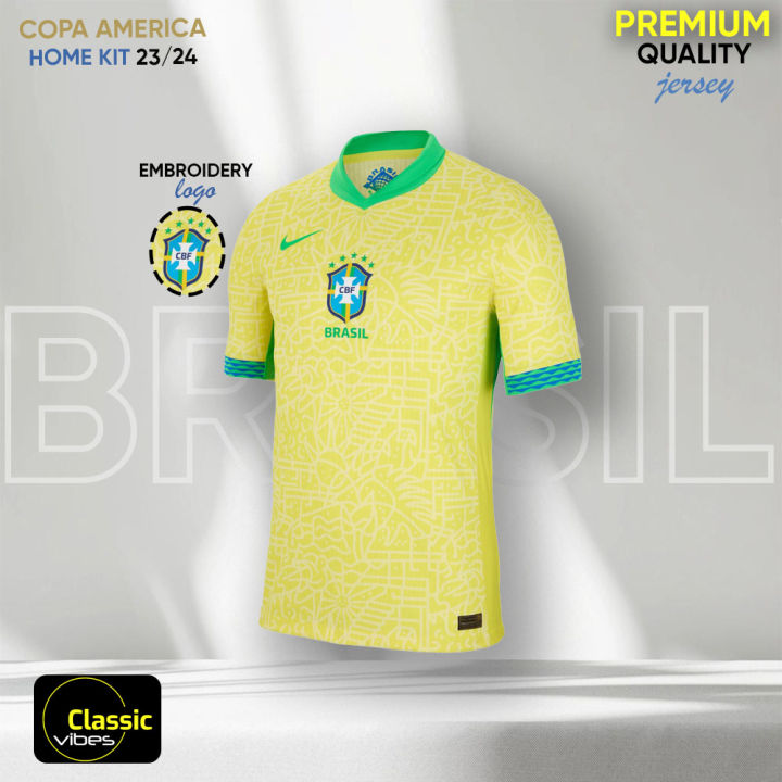 Copa America Home Kit Half Sleeve Jersey - Premium Quality for Men ...