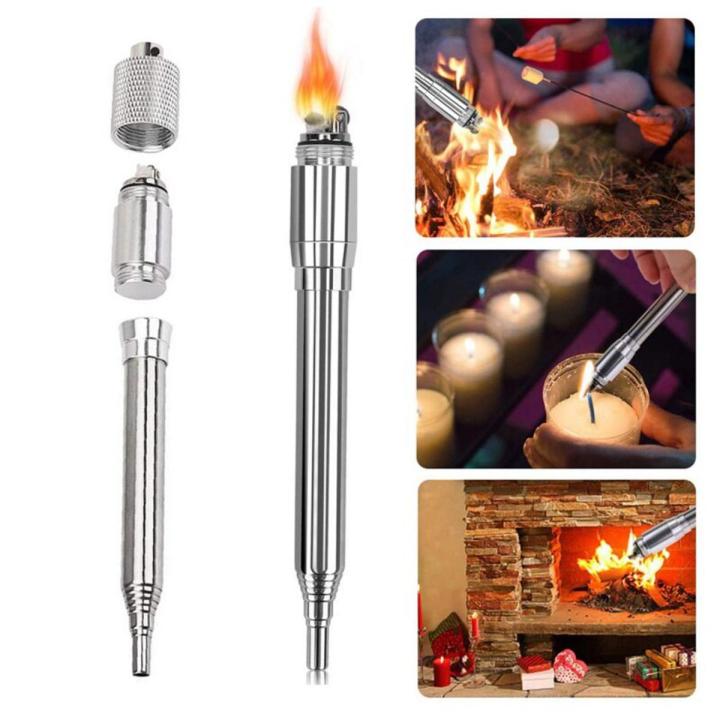 Stainless Steel Outdoor Cooking Survival Blow Fire Tube Portable Fire ...