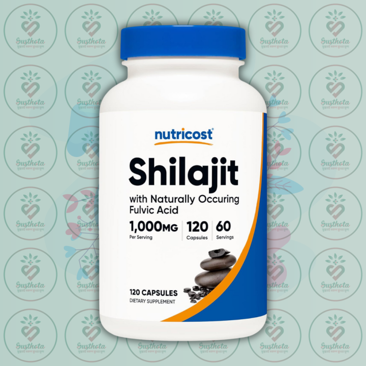 Nutricost Shilajit – 1000mg – 120 Capsules – with Fulvic Acid – for ...