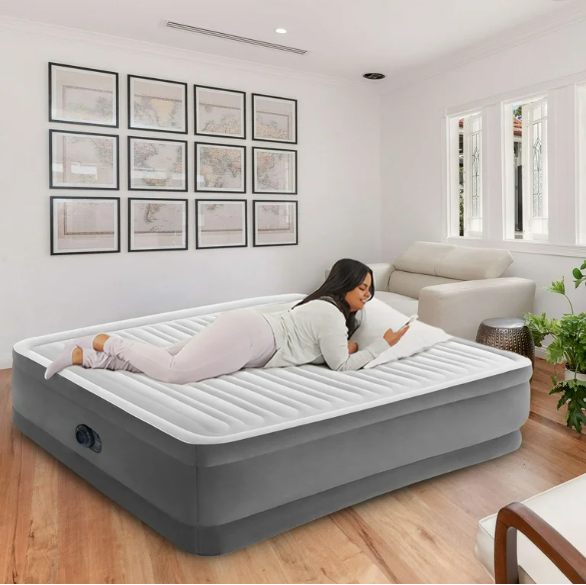 Intex 18 Inflatable Elevated Air Mattress Bed w/Built In Pumper | Daraz ...