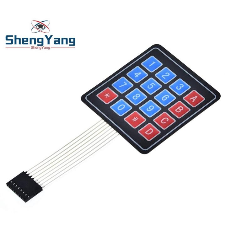 【happy One】shengyang 4 4 Matrix 16 Key Membrane Switch Keypad For 4x4 Matrix Keyboard Bd