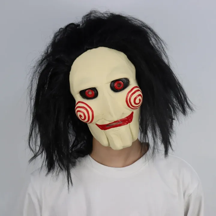 Horror Demon Jigsaw Saw Mask Cosplay Spiral:From the Book of Saw Scary ...