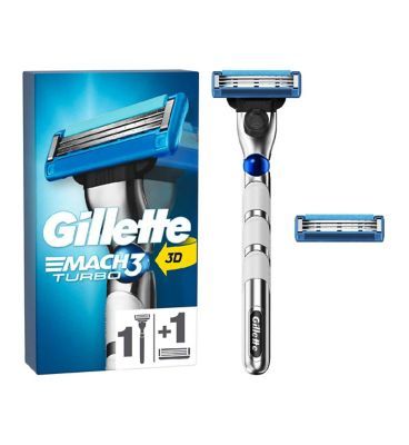 Gillette Mach3 Turbo Men's Razor - 2 Blades | Daraz.com.bd