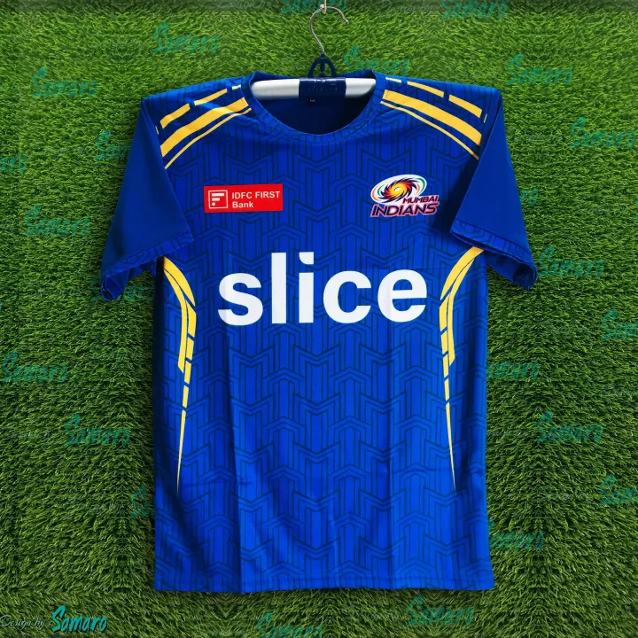 Mumbai Indians Jersey 2026/2027 Short Sleeve IPL Cricket Jersey For Men ...