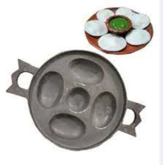Pitha Pan/Chitoi Pithar Korai/Chitoi Pithar Saj/Cast Iron Cake Pan 5 In ...