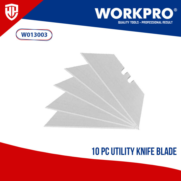 Workpro Anticutter Blade 10PC/Pack Utility Blade SK5 | Daraz.com.bd