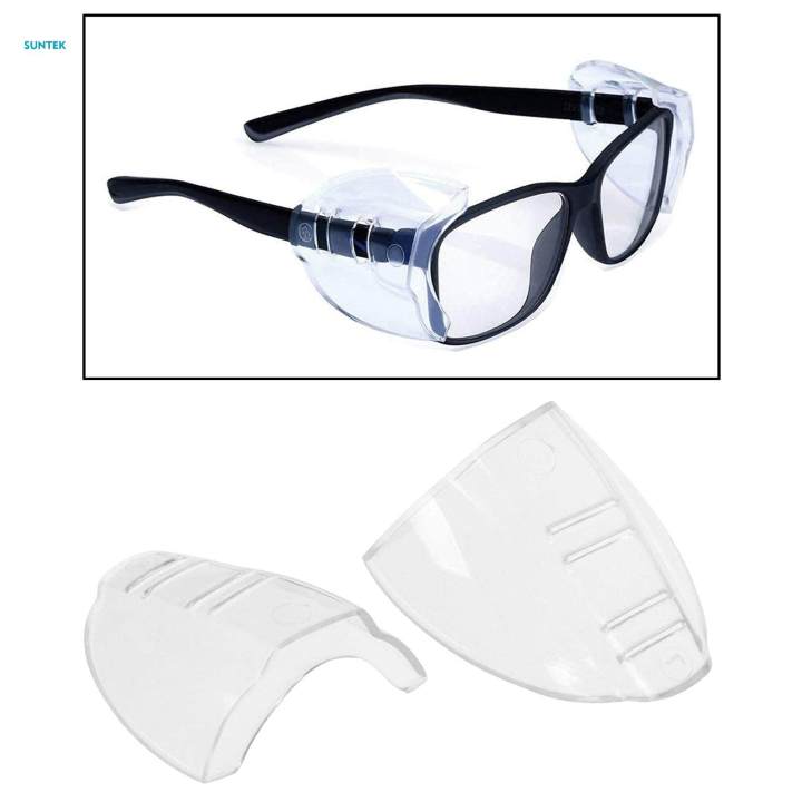 Universal Safety Glasses Side Shields TPU Clear Soft for Safety Glasses Small 4 holes | Daraz.com.bd