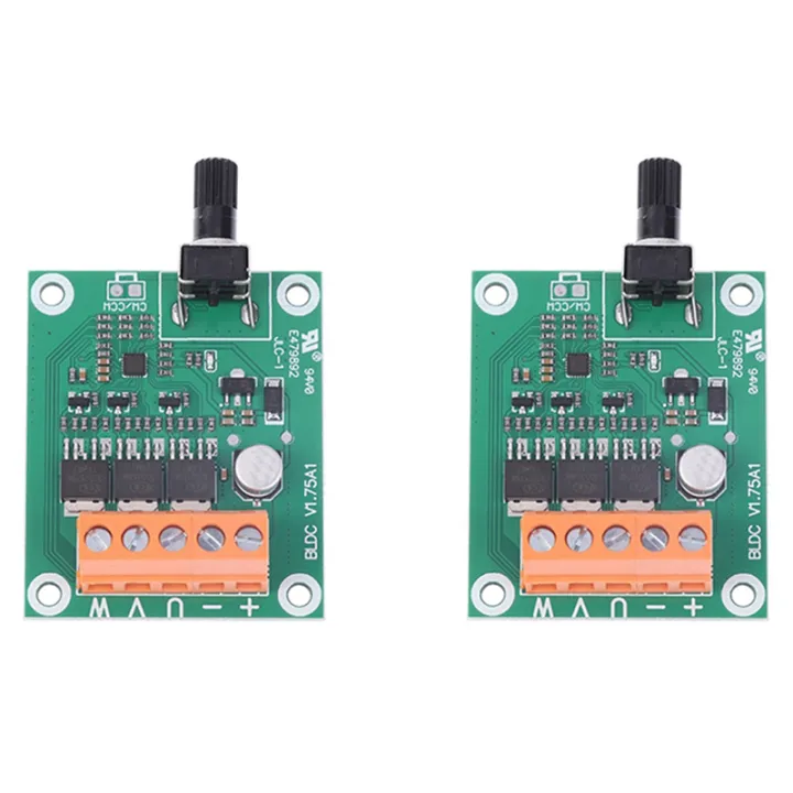 2X Brushless DC Motor Driver Controller Board 6V 12V 24V CD Drive Fan ...