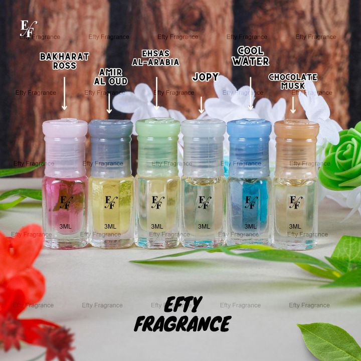 6 piece 6 different smell flavour combo RT perfume Ator -(1piece-3ml ...