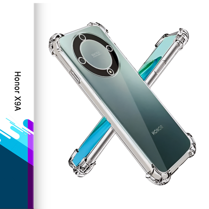 For Honor X9A - USG Premium Silicone Case Crystal Clear Soft TPU Ultra ...