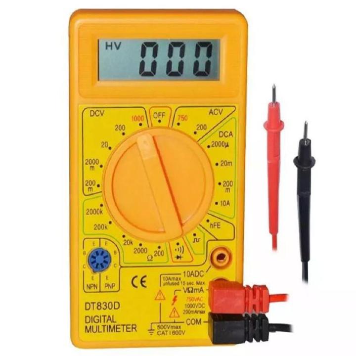 Digital Multimeter AVO Meter Measured Voltage Ampere Resistor | Daraz ...