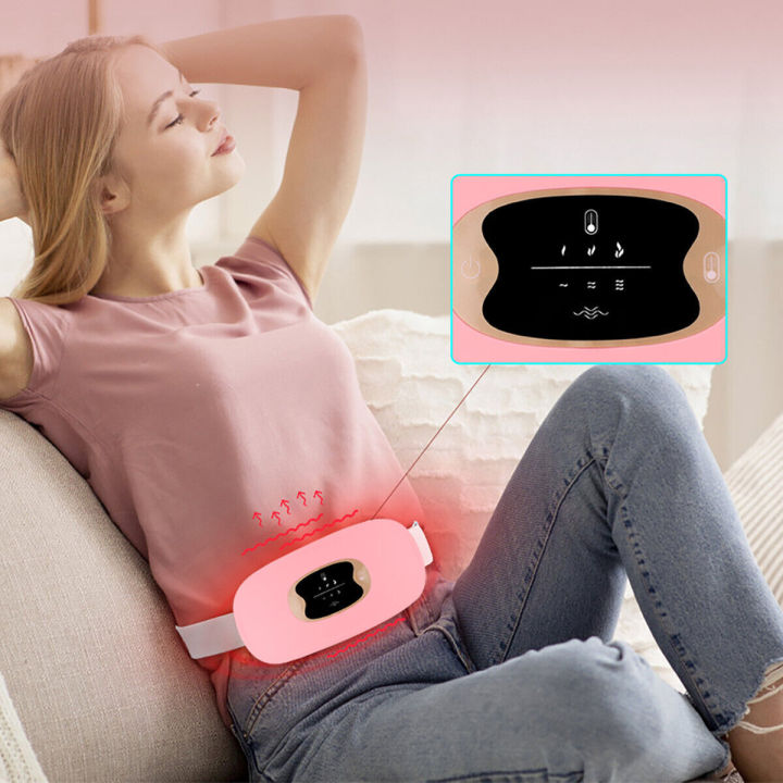 Electric Warm Belt 3s Fast Heat Relief Waist Pain Cramps Vibrating ...