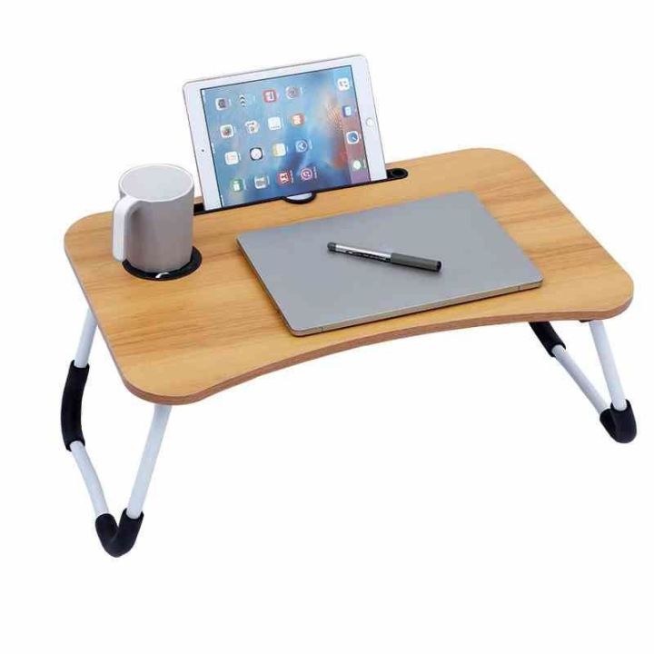 Folding Laptop Table for Bed & Sofa Laptop Table for Study and Reading ...