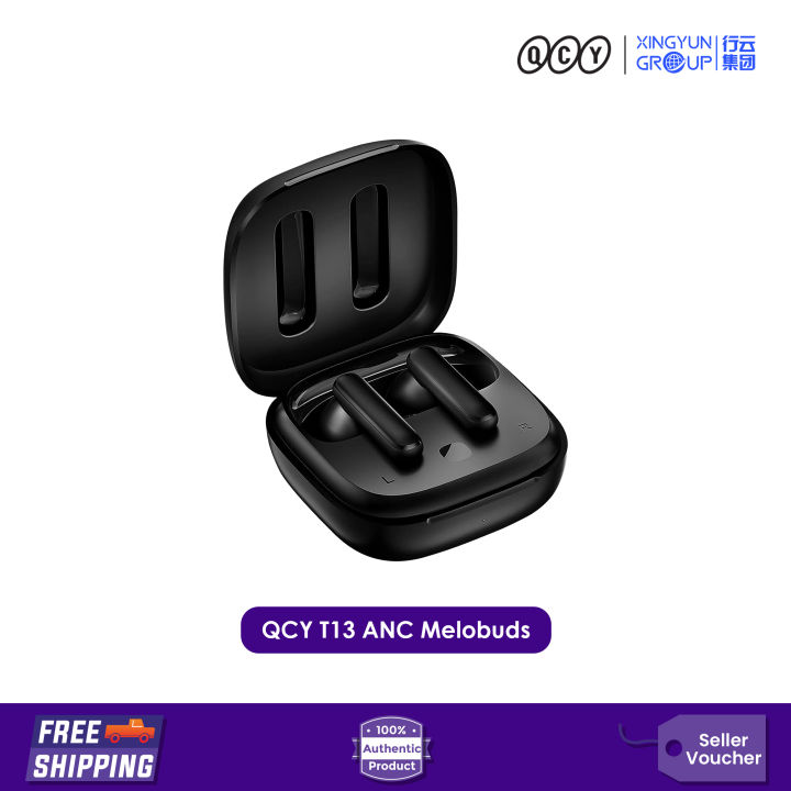 QCY T13 ANC Active Noise Reduction True Wireless Bluetooth Earphone in-Ear for Sleep Ultra-Long ...