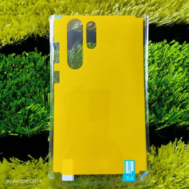 For Samsung Galaxy S24 Ultra Back Poly Sticker Transparent Jell Poly ...