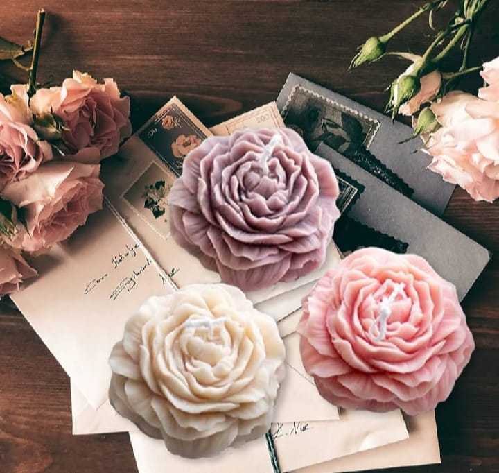 01 pcs Colourful Gypsum flower for home decor | Daraz.com.bd