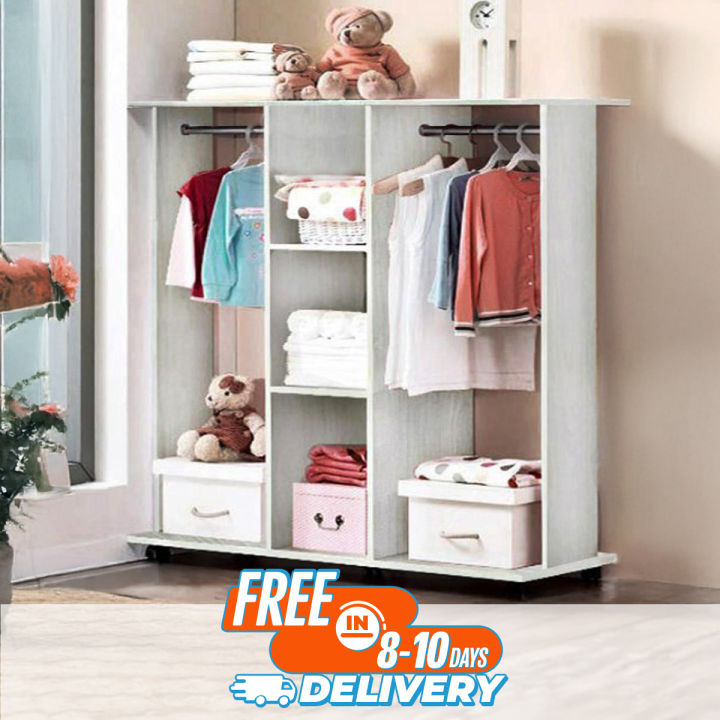 Varossa's Space saver chaka Wardrobe Cupboard Shelves for cloths with ...