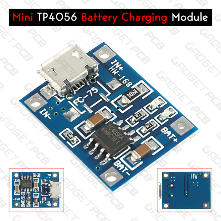 Mini TP4056 Battery Charging Module Micro USB Port and Type-C Port ...