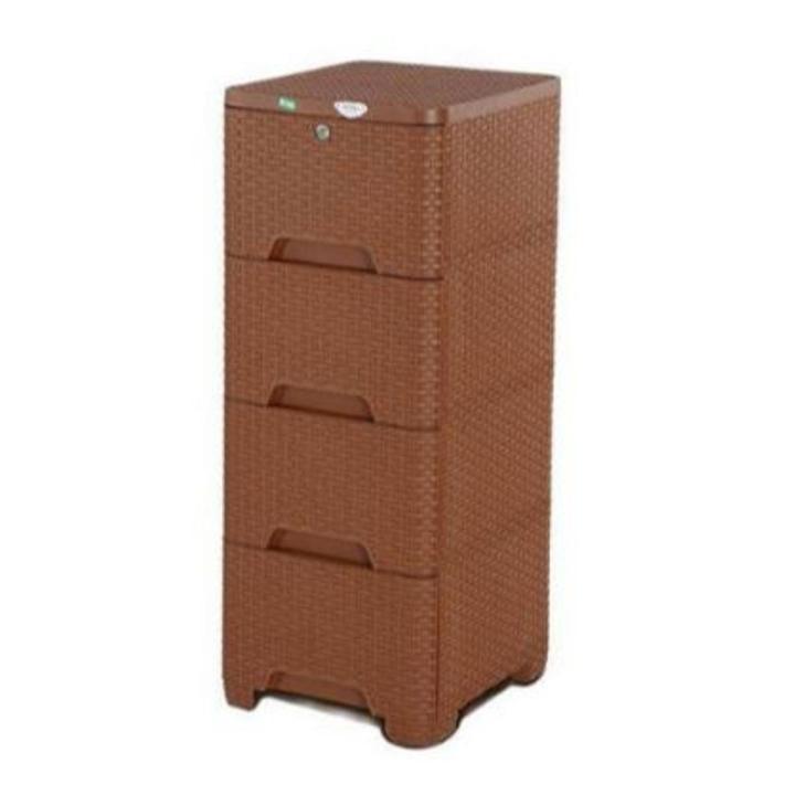 RFL Caino Closet 4 Drawer-Eagle Brown | Daraz.com.bd