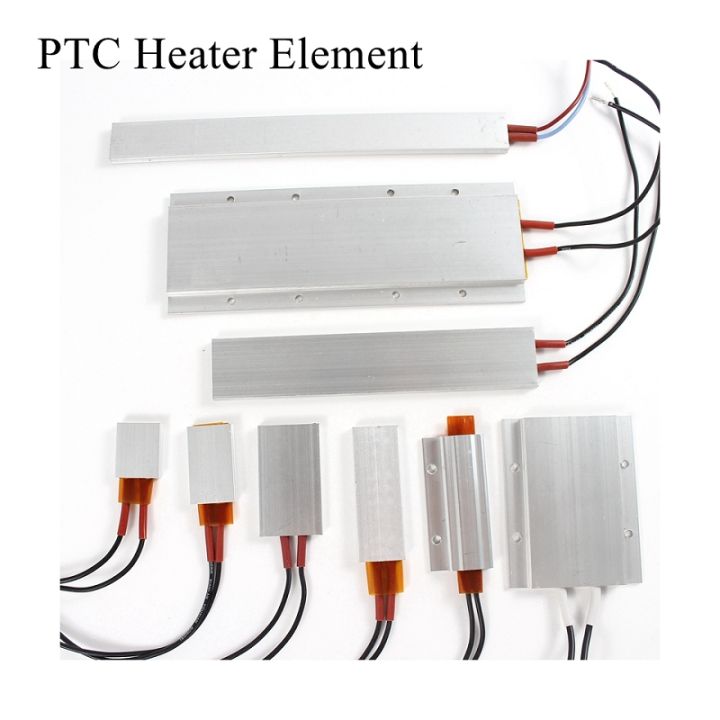 PTC Heating Element 2PC 12V 220V Constant Temperature Thermistor Air Heating Sensor Aluminum ...
