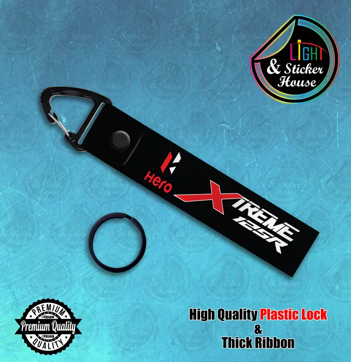 Key ring For Bike user ---- Hero Xtreme Black---- Premium Quality ...