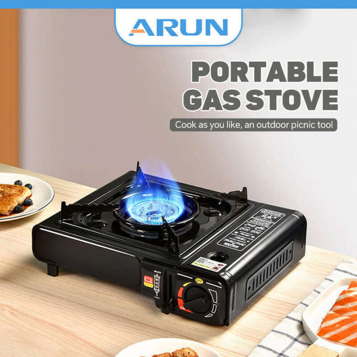 Portable Butane Gas Stove Mini Camping Outdoor Picnic Barbecue Safe ...