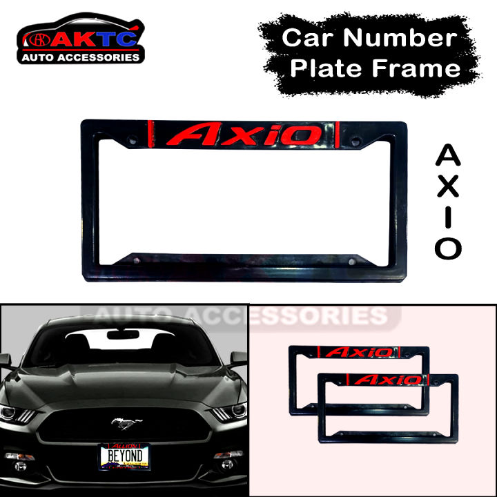 AXIO-Car Number Plate Frame, Car License plate- (2PC/SET) | Daraz.com.bd