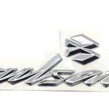 2 Pcs Bike Emblem Badge Decal 3D Tank Logo Pulsar Sticker for Bajaj ...